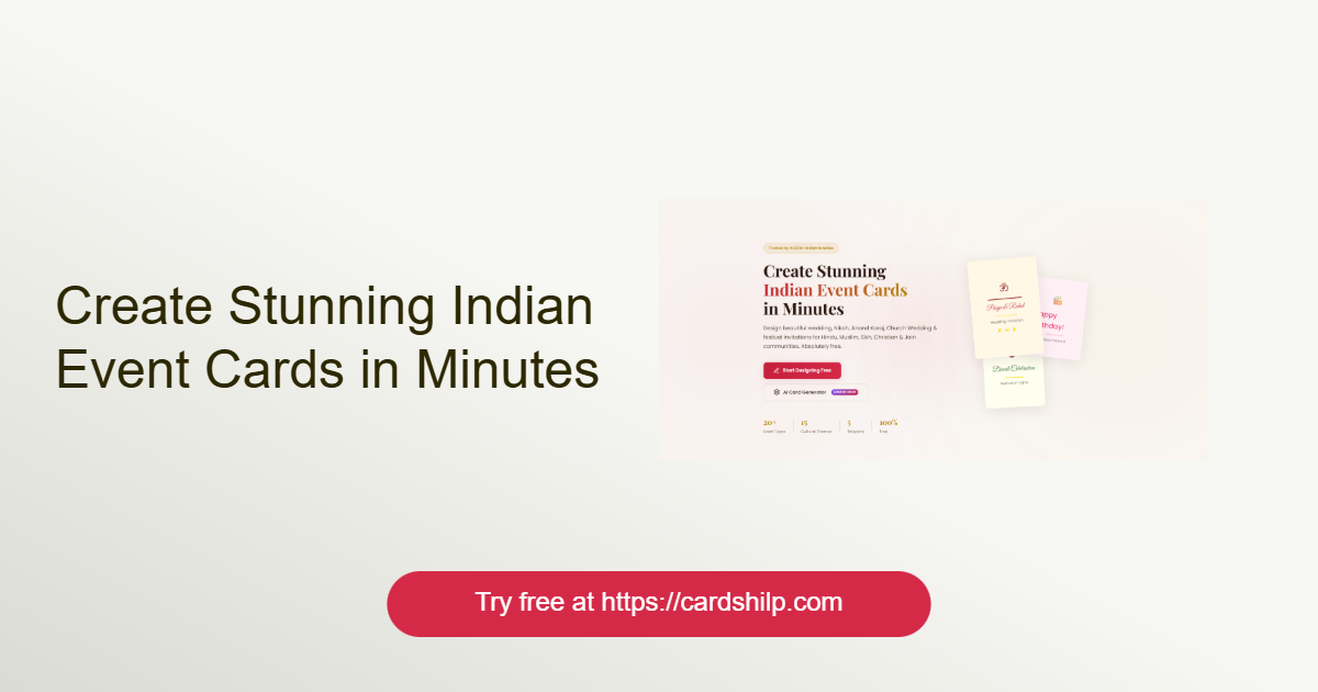 Hindu Wedding Card Maker Online | Shaadi Card Designer - CardShilp